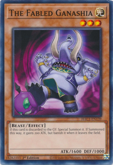 The Fabled Ganashia | Yu-Gi-Oh! Wiki | Fandom
