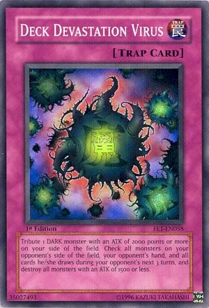 Card Errata:Deck Devastation Virus | Yu-Gi-Oh! Wiki | Fandom