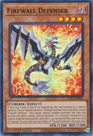 Firewall Defenser | Yu-Gi-Oh! Wiki | Fandom
