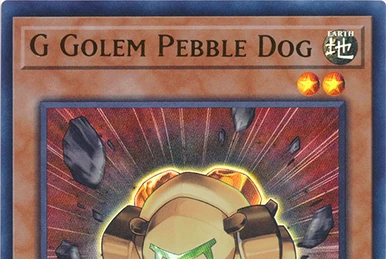 G Golem Pebble Dog Blcr-en041 Carta De Rareza Ultra Rare