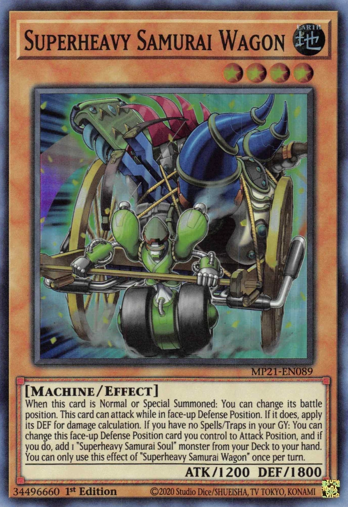 Superheavy Samurai Wagon | Yu-Gi-Oh! Wiki | Fandom
