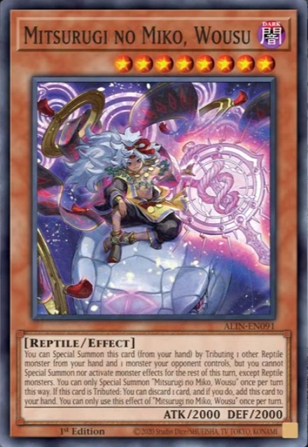 Card Gallery:Mitsurugi no Miko, Wousu | Yu-Gi-Oh! Wiki | Fandom