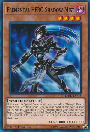 Elemental HERO Shadow Mist | Yu-Gi-Oh! Wiki | Fandom