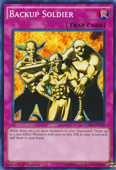 Backup Soldier | Yu-Gi-Oh! Wiki | Fandom