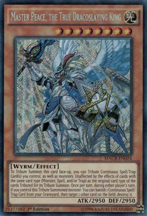 Master Peace, the True Dracoslaying King | Yu-Gi-Oh! Wiki | Fandom