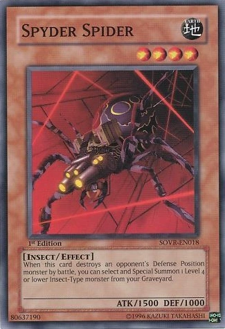 Spyder-Spinne | Yu-Gi-Oh! Wiki | Fandom