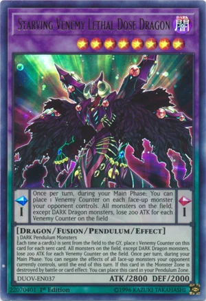 Starving Venemy Lethal Dose Dragon | Yu-Gi-Oh! Wiki | Fandom