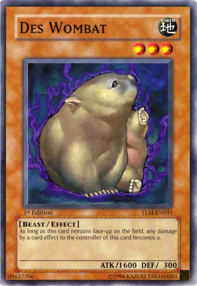 Card Gallery:Des Wombat | Yu-Gi-Oh! Wiki | Fandom