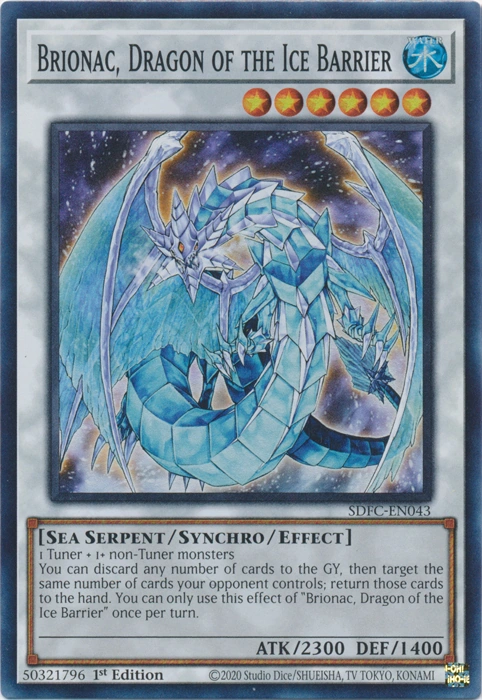 Brionac, Dragon of the Ice Barrier | Yu-Gi-Oh! Wiki | Fandom