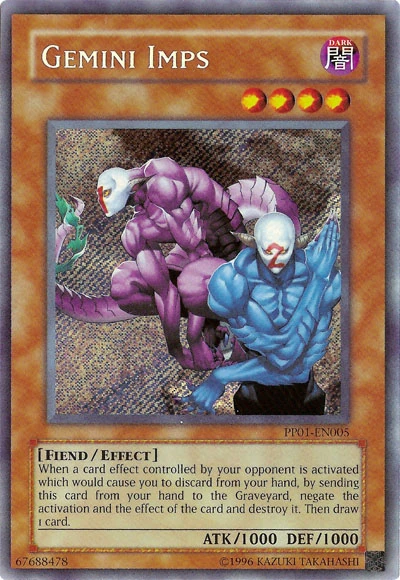 Card Errata:Gemini Imps | Yu-Gi-Oh! Wiki | Fandom