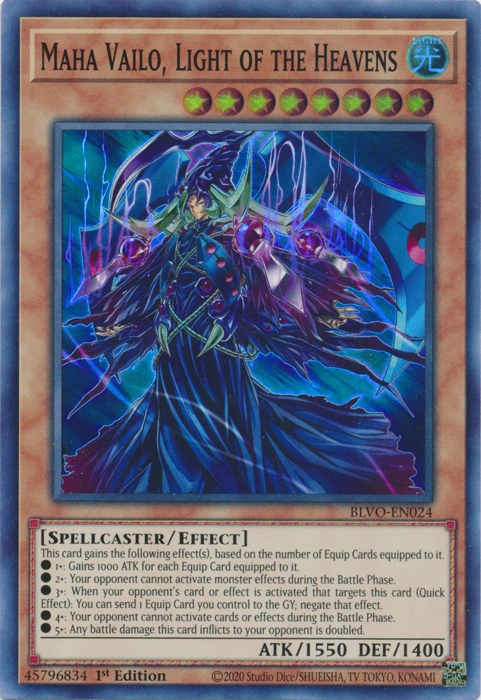 Maha Vailo, Light of the Heavens | Yu-Gi-Oh! Wiki | Fandom