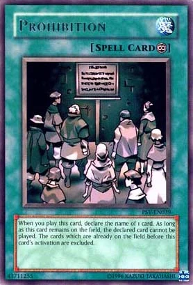 Card Gallery:Prohibition | Yu-Gi-Oh! Wiki | Fandom