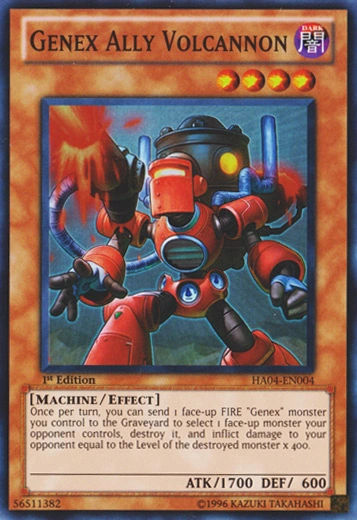 Genex Ally Volcannon | Yu-Gi-Oh! Wiki | Fandom