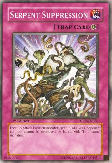 Serpent Suppression | Yu-Gi-Oh! Wiki | Fandom