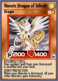 Hieratic Dragon of Tefnuit (BAM) | Yu-Gi-Oh! Wiki | Fandom