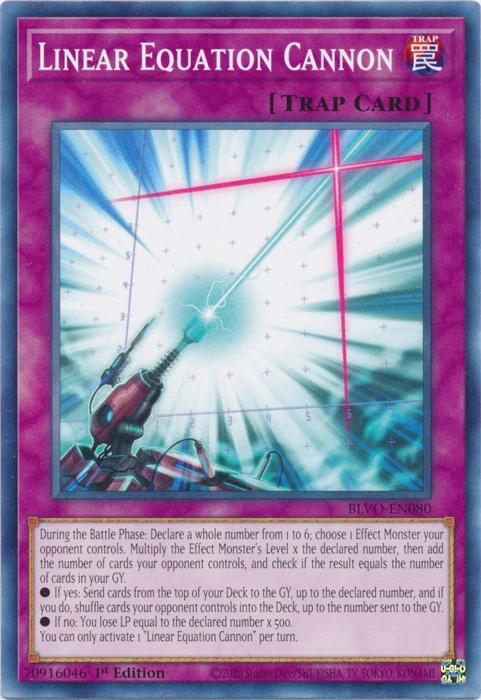 Card Gallery:Linear Equation Cannon | Yu-Gi-Oh! Wiki | Fandom