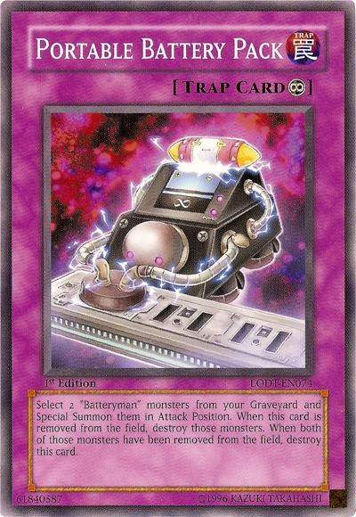 Portable Battery Pack | Yu-Gi-Oh! Wiki | Fandom