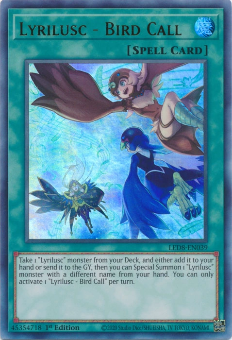 Lyrilusc - Bird Call | Yu-Gi-Oh! Wiki | Fandom