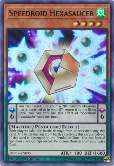 Speedroid Hexasaucer | Yu-Gi-Oh! Wiki | Fandom