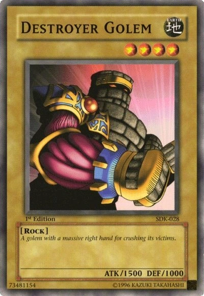 Card Errata:Destroyer Golem | Yu-Gi-Oh! Wiki | Fandom