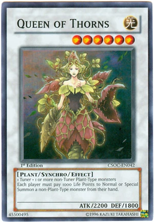 Card Gallery:Queen of Thorns | Yu-Gi-Oh! Wiki | Fandom