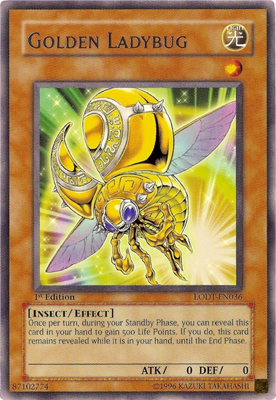 Card Gallery:Golden Ladybug | Yu-Gi-Oh! Wiki | Fandom