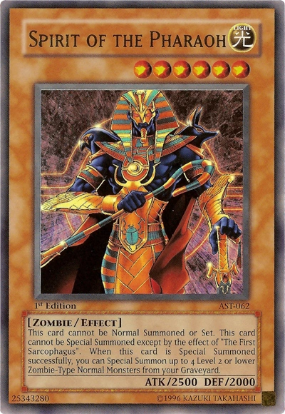 Card Errata:Spirit of the Pharaoh | Yu-Gi-Oh! Wiki | Fandom