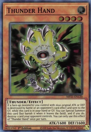 Thunder Hand | Yu-Gi-Oh! Wiki | Fandom