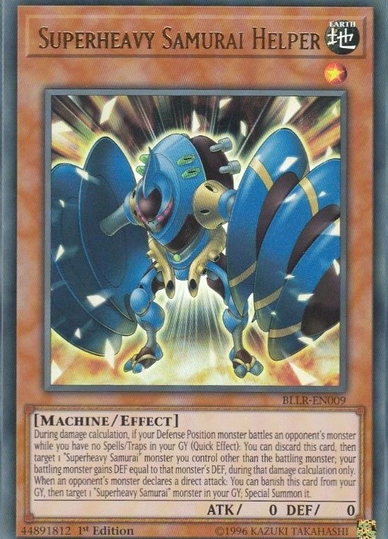Superheavy Samurai Helper | Yu-Gi-Oh! Wiki | Fandom
