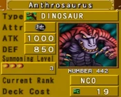 Card Gallery:Anthrosaurus | Yu-Gi-Oh! Wiki | Fandom