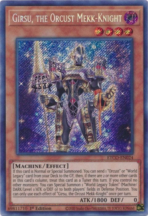 Card Gallery:Girsu, the Orcust Mekk-Knight | Yu-Gi-Oh! Wiki | Fandom