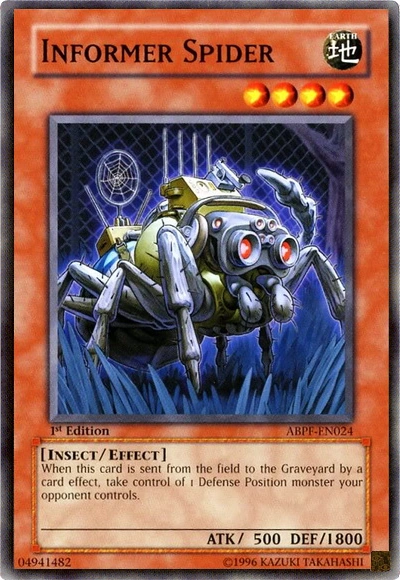 Informer Spider | Yu-Gi-Oh! Wiki | Fandom