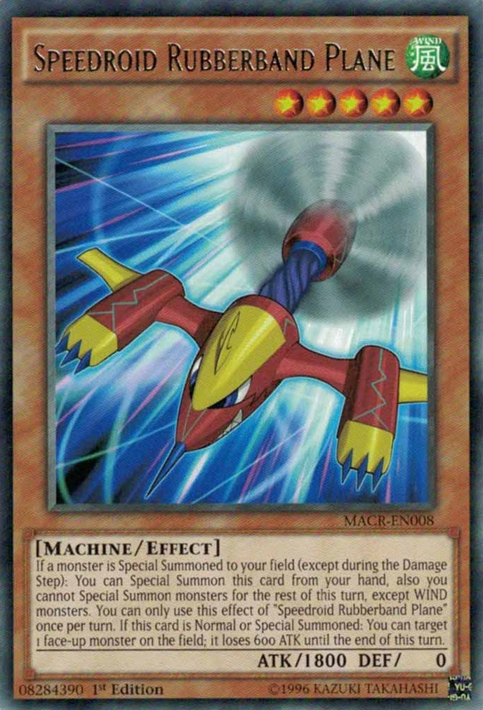 Speedroid Rubberband Plane | Yu-Gi-Oh! Wiki | Fandom