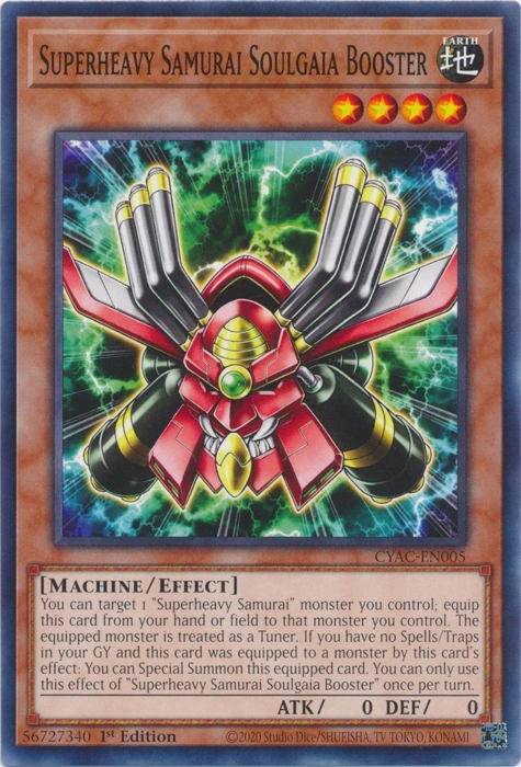 Superheavy Samurai Soulgaia Booster | Yu-Gi-Oh! Wiki | Fandom