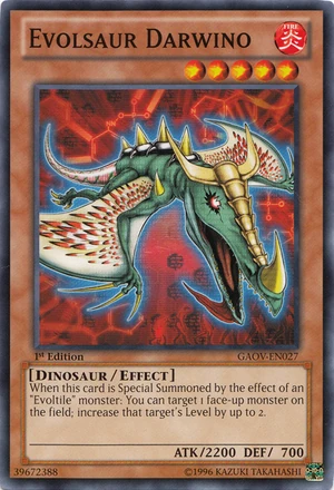 Evolsaur Darwino | Yu-Gi-Oh! Wiki | Fandom