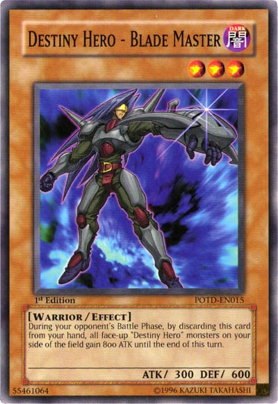 Card Gallery:Destiny HERO - Blade Master | Yu-Gi-Oh! Wiki | Fandom
