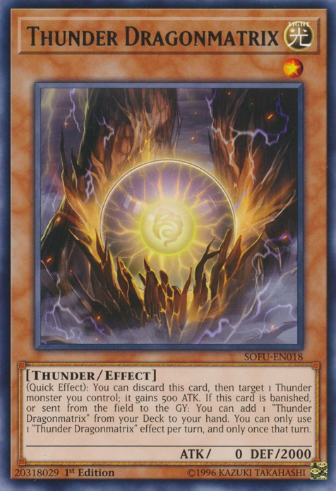 Thunder Dragonmatrix | Yu-Gi-Oh! Wiki | Fandom