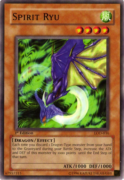 Card Errata:Spirit Ryu | Yu-Gi-Oh! Wiki | Fandom
