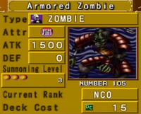 Armored Zombie (DOR) | Yu-Gi-Oh! Wiki | Fandom