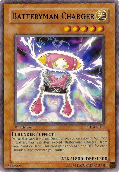 Card Gallery:Batteryman Charger | Yu-Gi-Oh! Wiki | Fandom