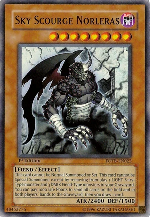 Sky Scourge Norleras | Yu-Gi-Oh! Wiki | Fandom