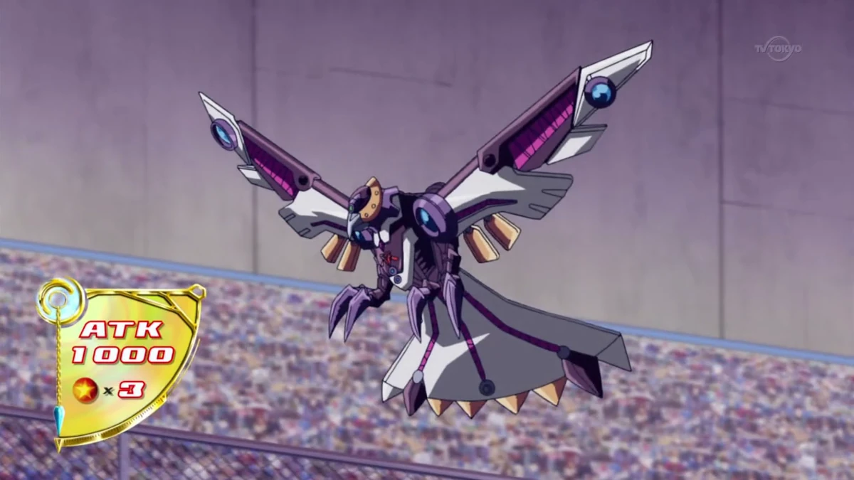 Raidraptor - Skull Eagle (anime) | Yu-Gi-Oh! Wiki | Fandom