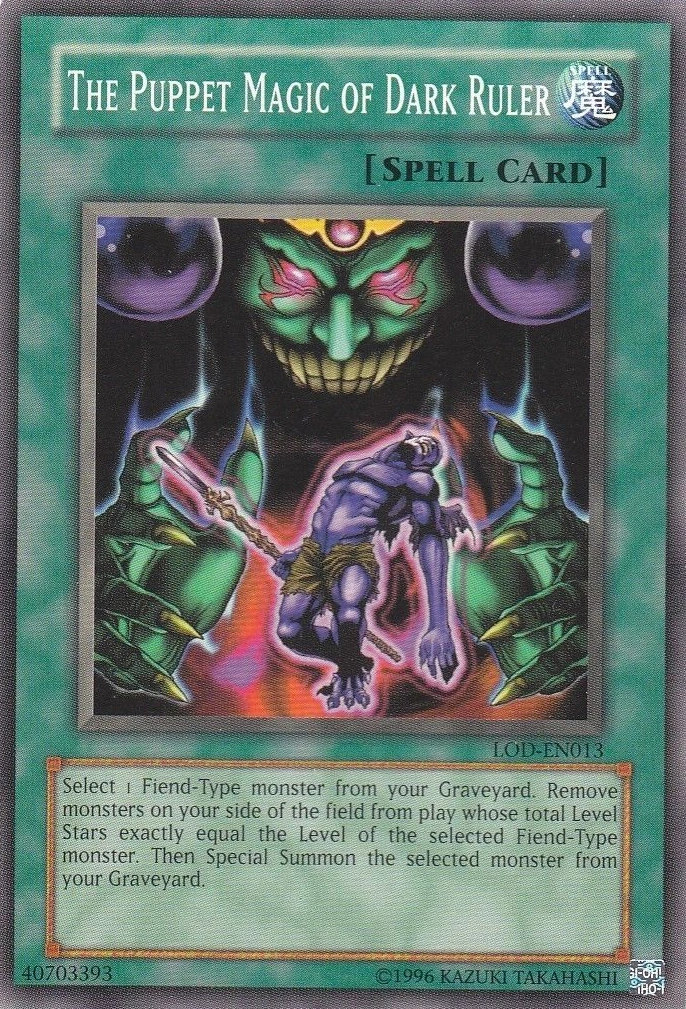 Card Gallery:The Puppet Magic of Dark Ruler | Yu-Gi-Oh! Wiki | Fandom