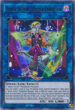 Abyss Actor - Hyper Director | Yu-Gi-Oh! Wiki | Fandom