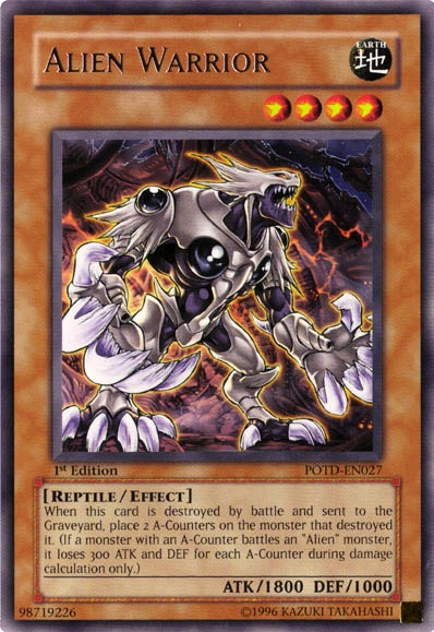 Card Gallery:Alien Warrior | Yu-Gi-Oh! Wiki | Fandom