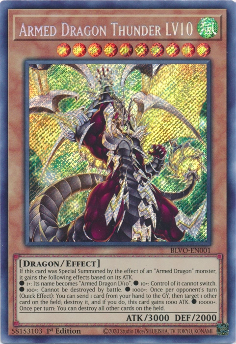 Armed Dragon Thunder LV10 | Yu-Gi-Oh! Wiki | Fandom