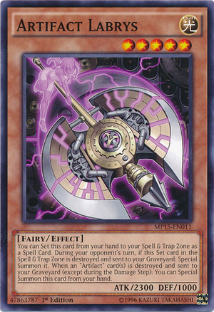 Artifact Labrys | Yu-Gi-Oh! Wiki | Fandom