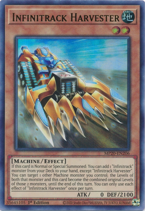 Infinitrack Harvester | Yu-Gi-Oh! Wiki | Fandom