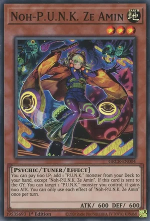 Noh-P.U.N.K. Ze Amin | Yu-Gi-Oh! Wiki | Fandom