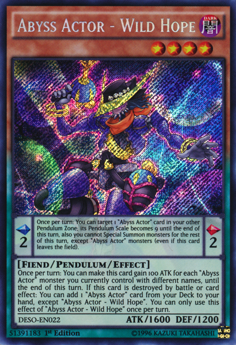 Card Gallery:Abyss Actor - Wild Hope | Yu-Gi-Oh! Wiki | Fandom